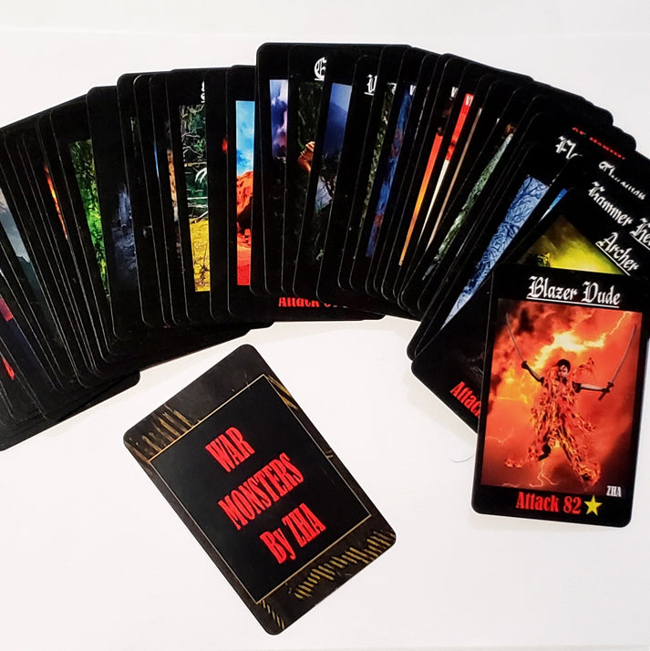 War Monsters Kids Playing Cards Game by ZHA – NKH TAROT